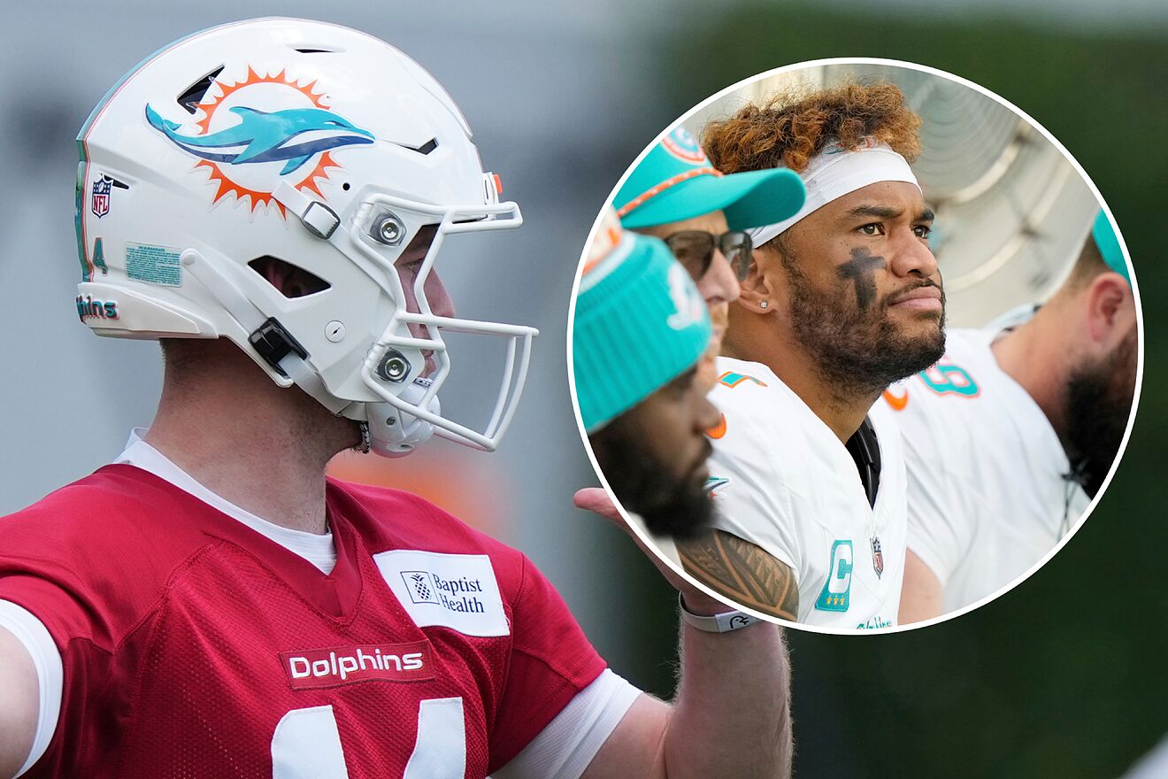 Quinn Ewers is ready with the Miami Dolphins to silence those who ...