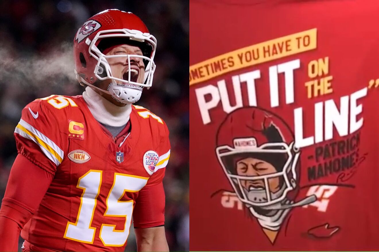 Patrick Mahomes' helmet break immortalized on limited-edition gear | Marca