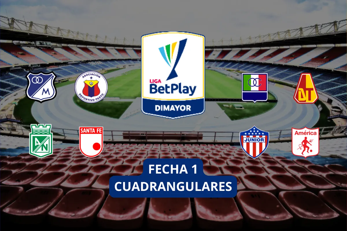 Tabla de posiciones Cuadrangulares Liga BetPlay 2-2024: clasificación y resultados de la fecha 1 ...