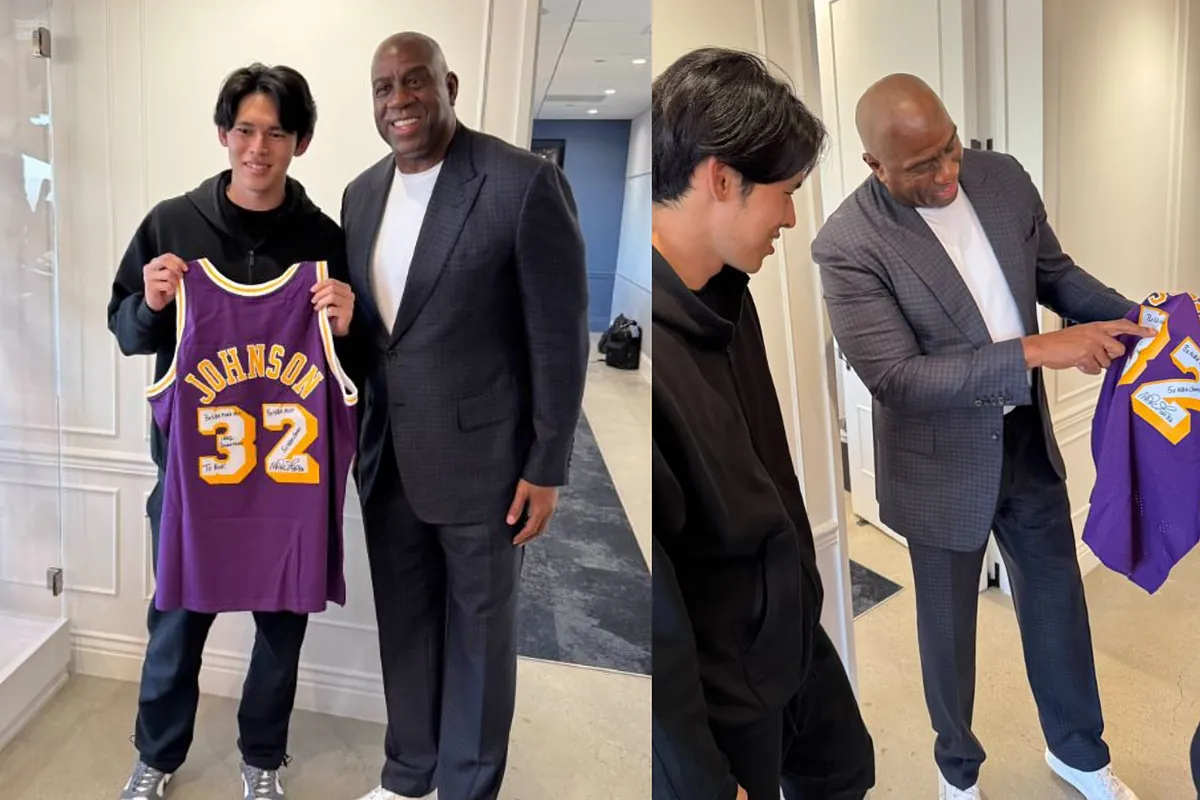 Magic Johnson back in the spotlight after receiving two pieces of good ...