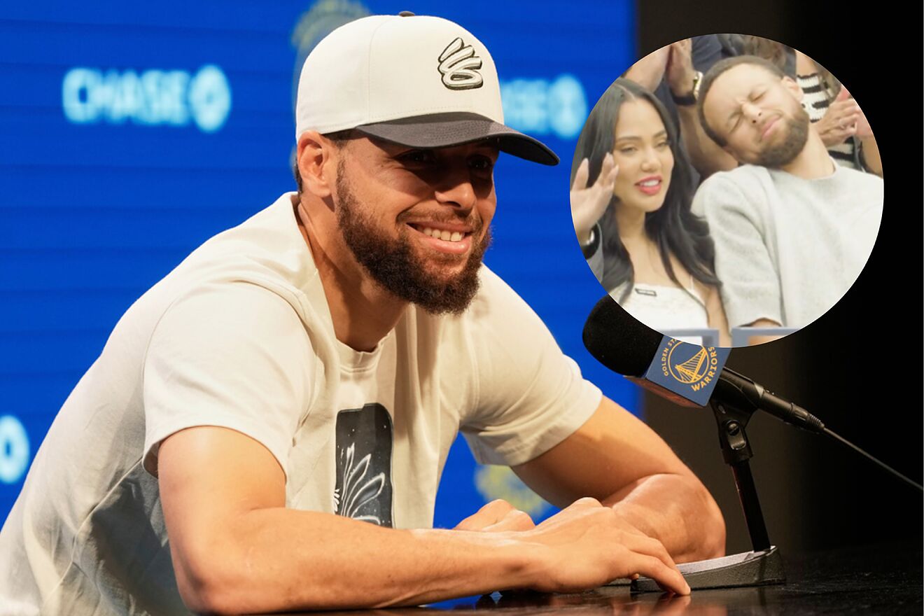 Stephen Curry's viral reaction steals the spotlight at US Open final between Carlos Alcaraz and ...