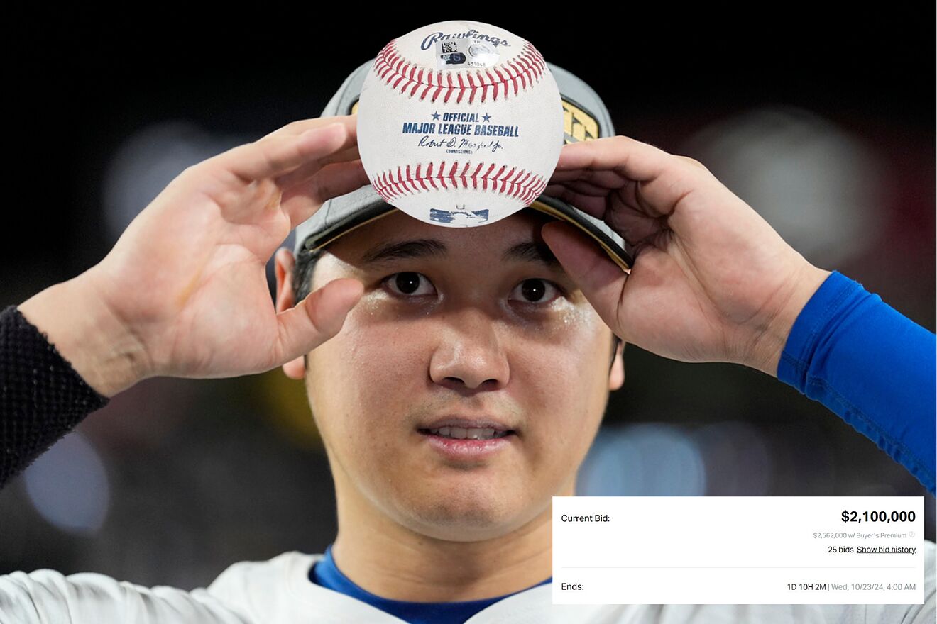 Shohei Ohtani and the World Series could take his famous 50/50 ball ...
