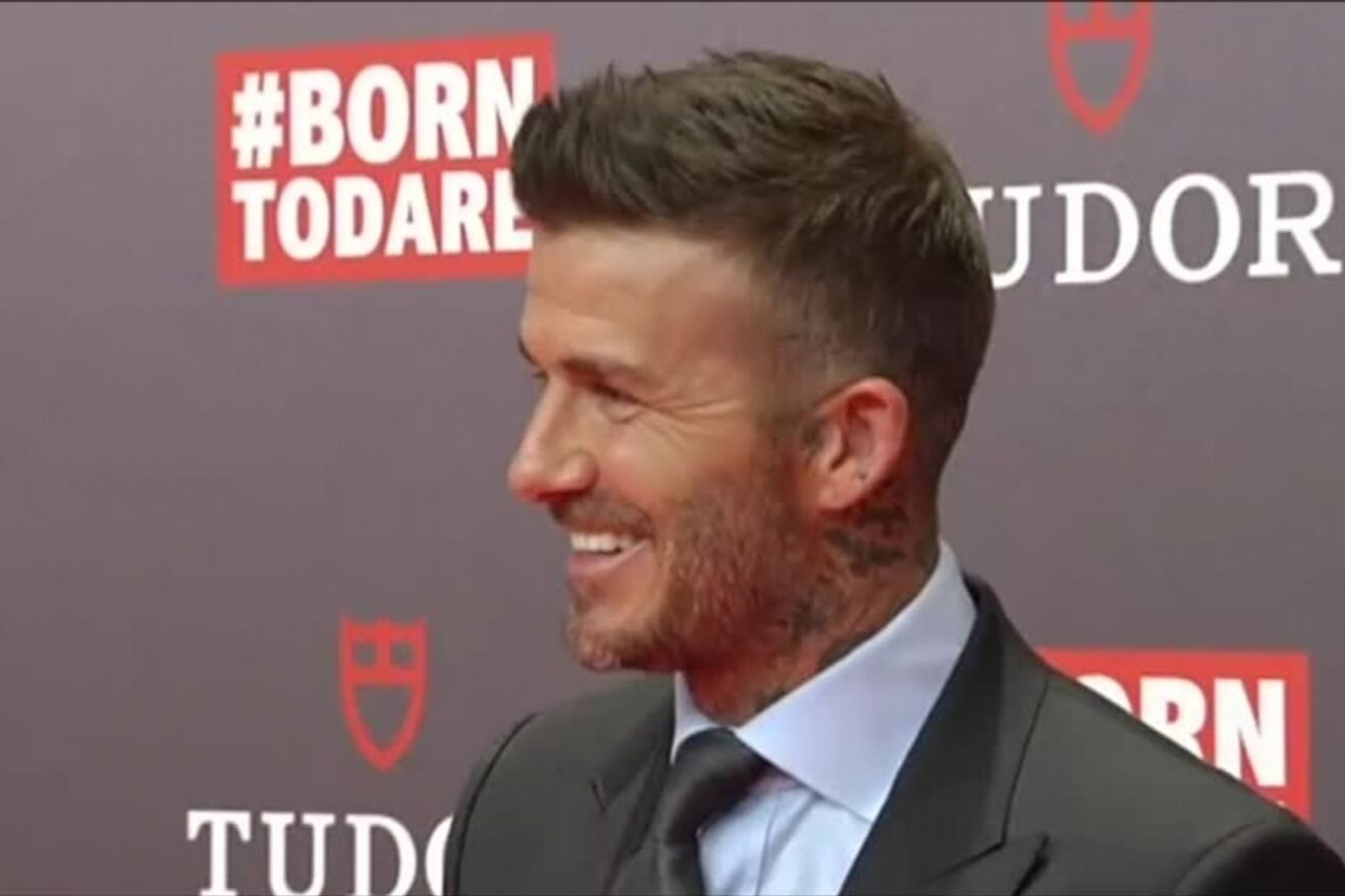 Beckham is asked what is the most famous phone number he has and his ...