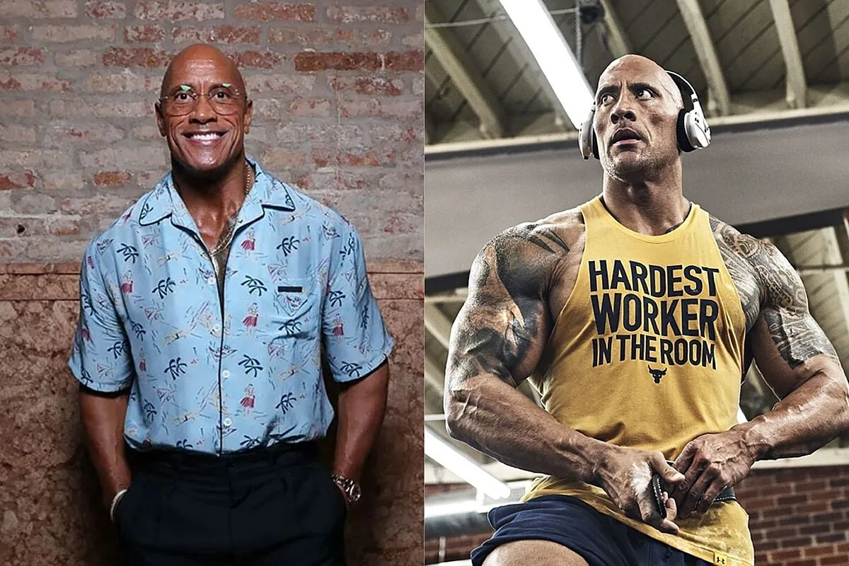The Rock's new body is shocking: Dwayne Johnson loses 27 kilos and ...