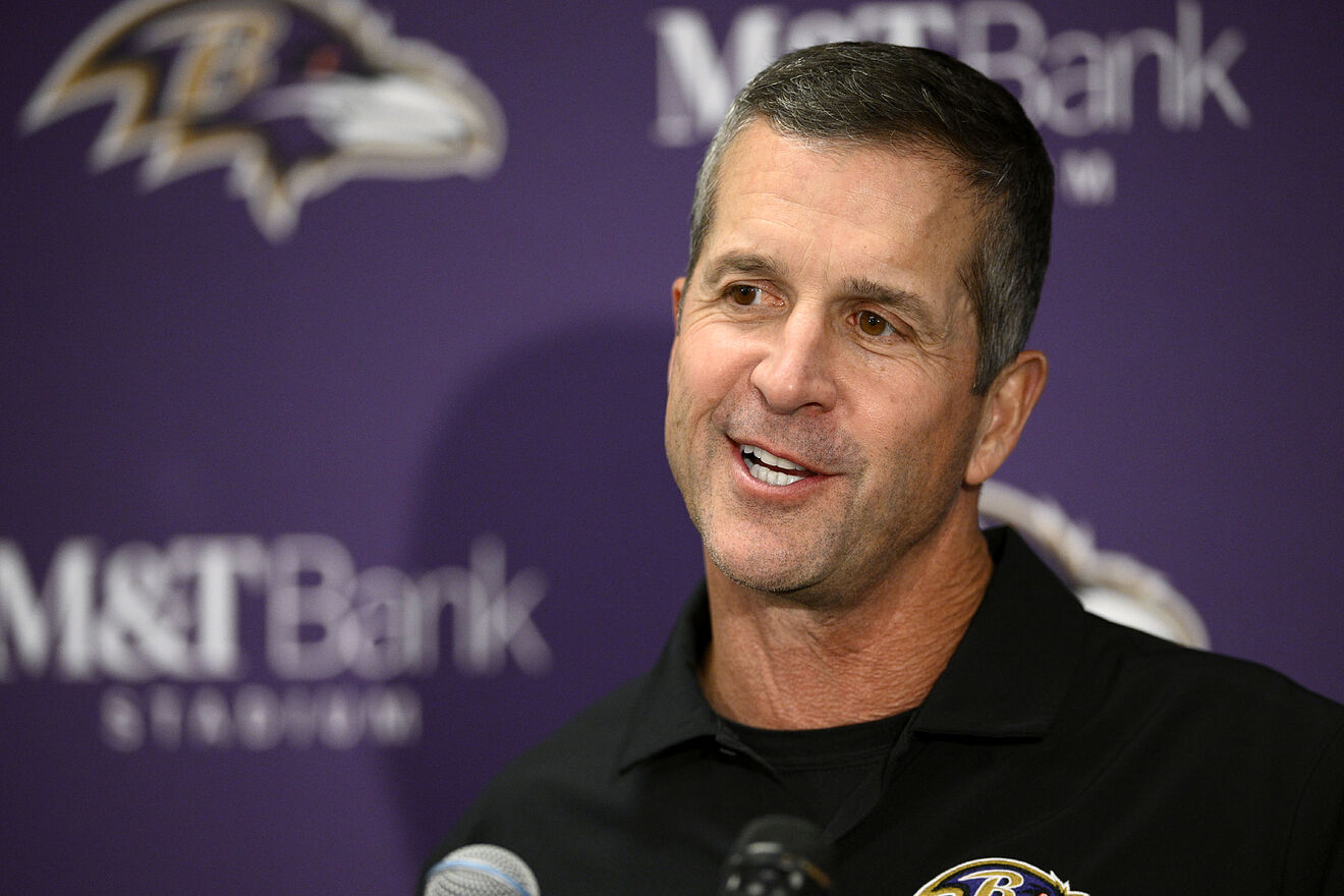 John Harbaugh takes advantage of Kansas weather to joke about Michigan ...