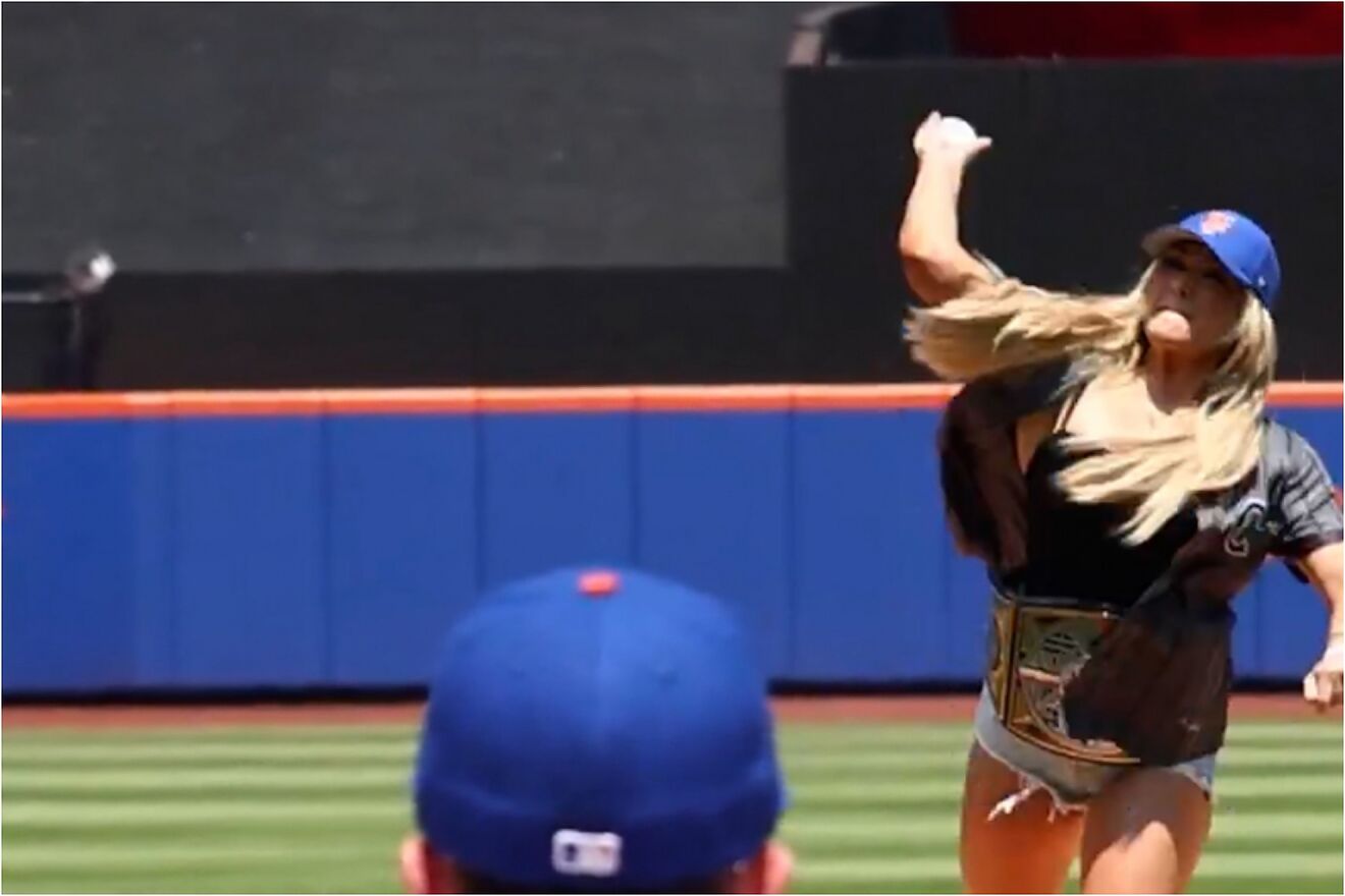 WWE champion Tiffany Stratton's MLB catastrophe: she messes up the ...