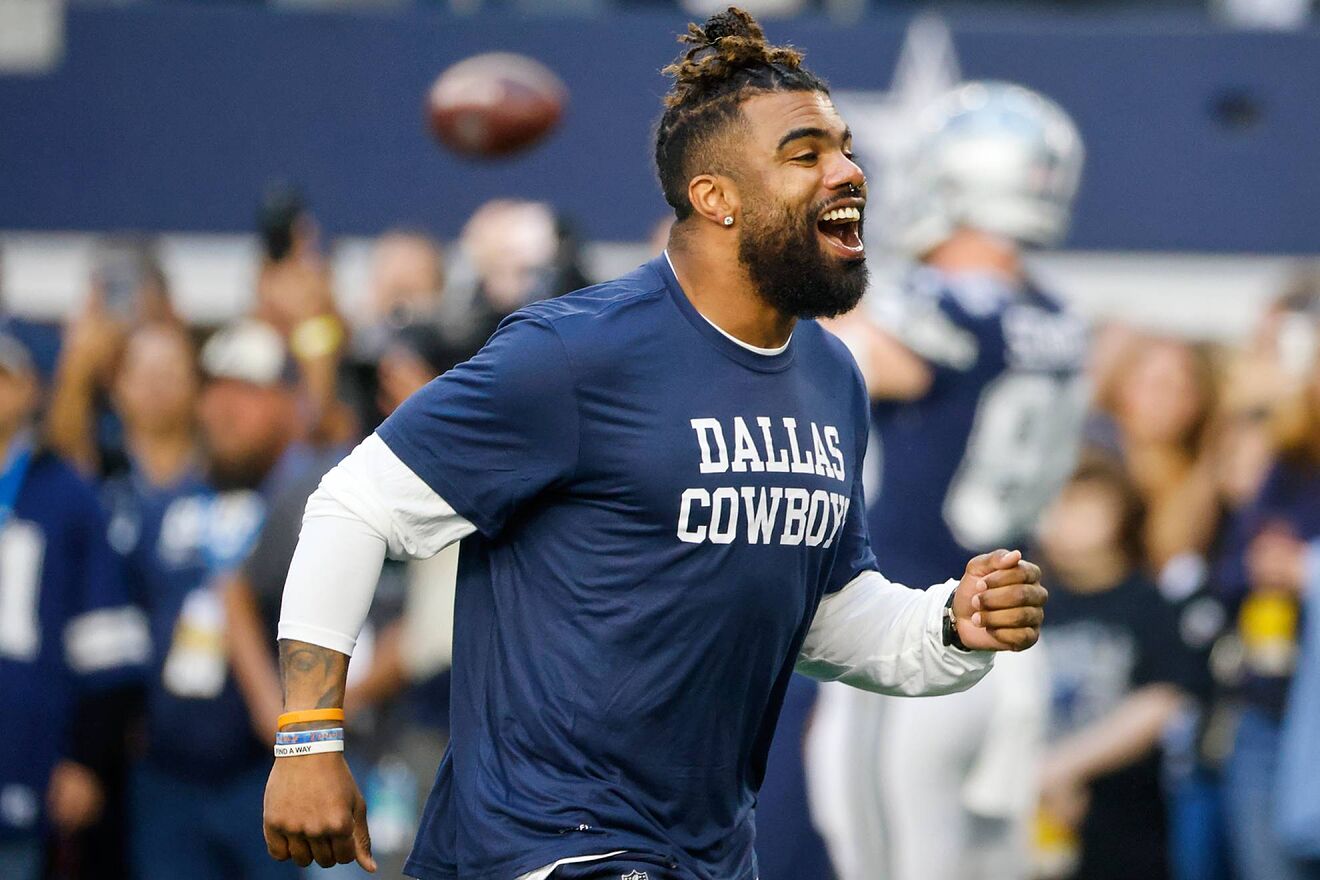 Zeke Elliott still training limited with the Cowboys, will he make ...