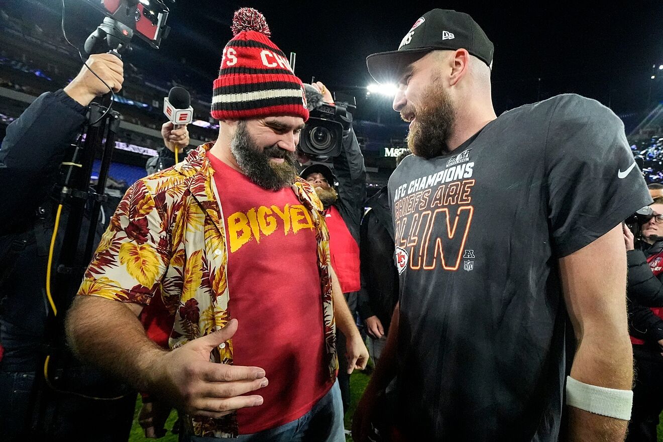 Travis Kelce needs brother Jason's help to keep up with Taylor Swift ...