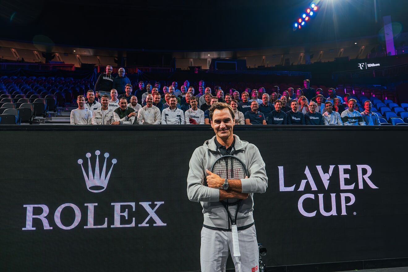 Federer presents his new Wilson RF Collection racquet: I would have ...