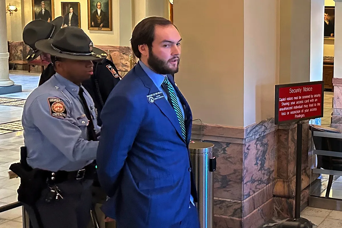 Georgia Senator Colton Moore arrested at State Capitol amid ongoing ...