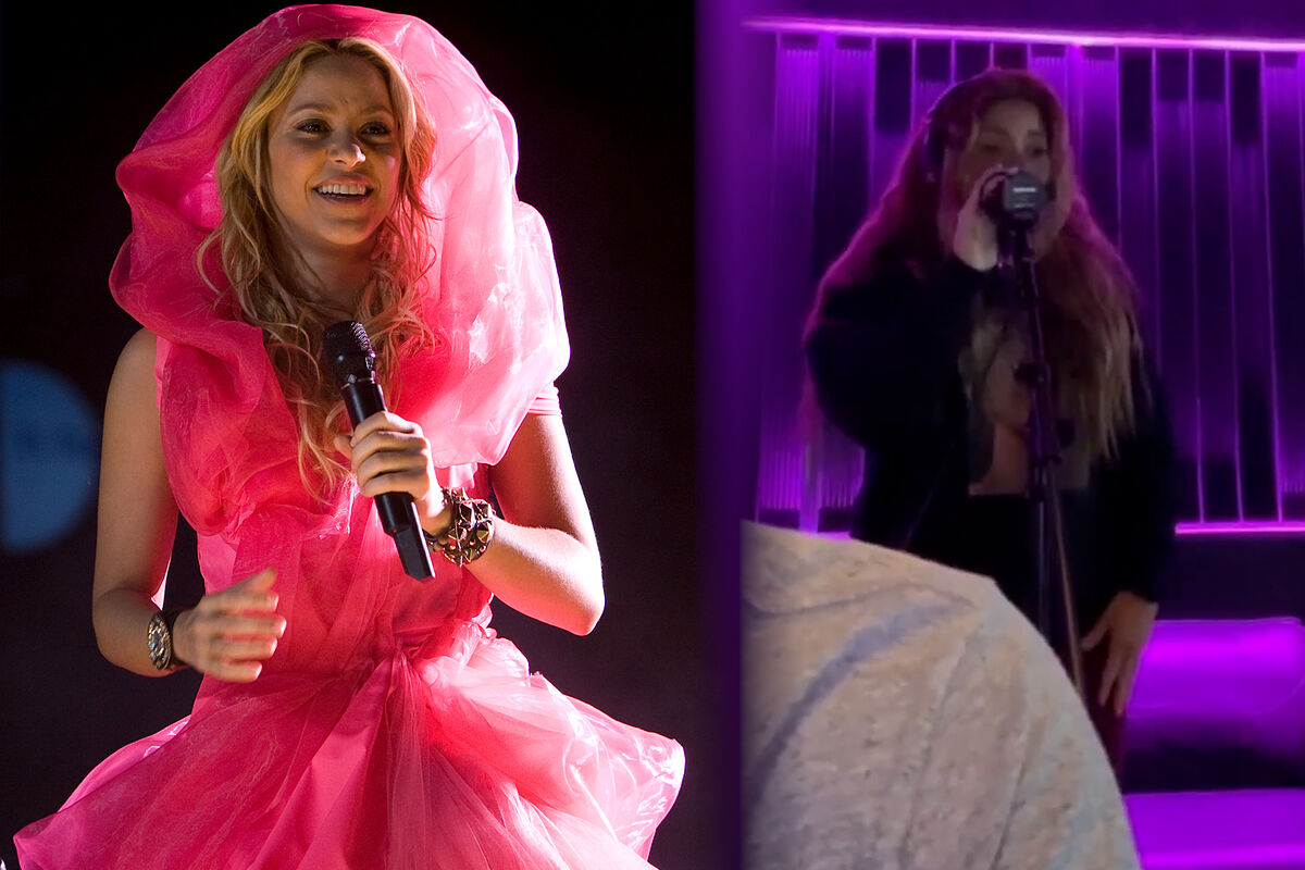 A human trumpet! Shakira shows her unbelievable trumpet-like sounds for ...