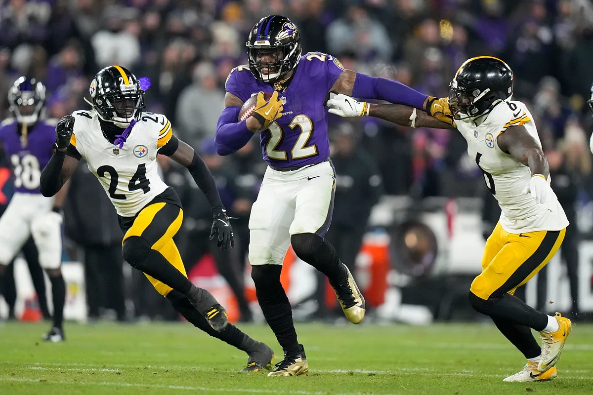 Ravens achieve historic rushing stat in playoff victory over Steelers ...