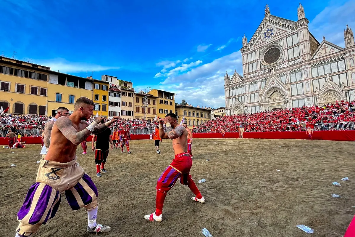 What is 'calcio storico', a mixture of football, rugby and wrestling ...