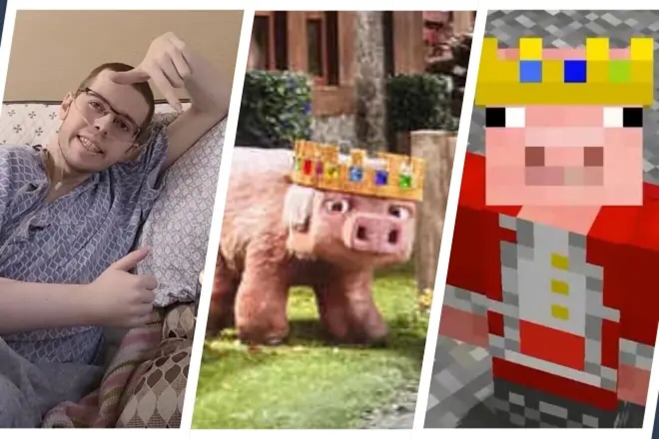 Technoblade, the crowned pig in the Minecraft movie, who was he? | Marca