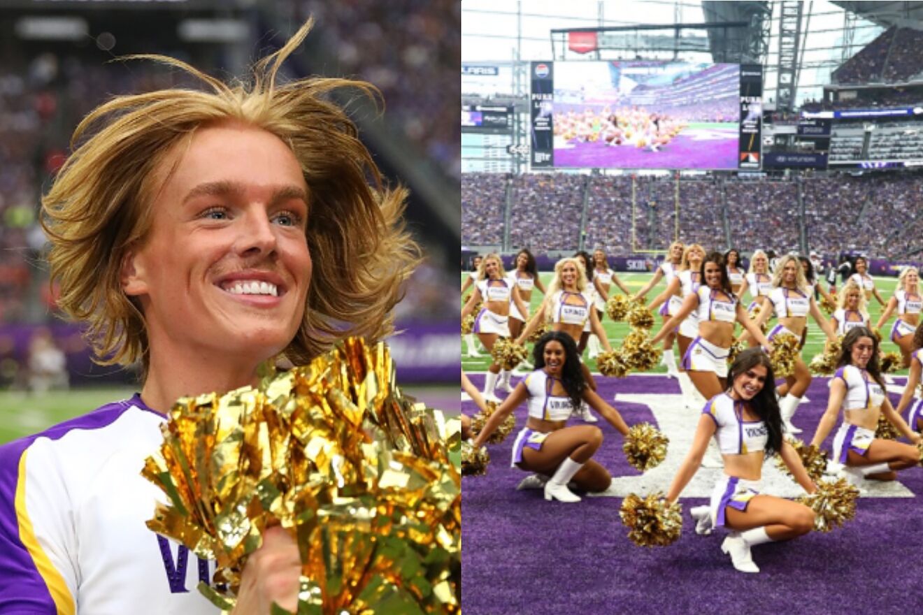 Minnesota Vikings face fan backlash over male cheerleaders - But Blaize Shiek claps back | Marca
