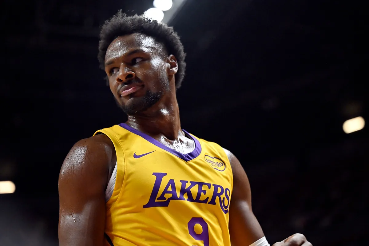 Bronny James opens up on rookie season with Lakers and the weight of ...