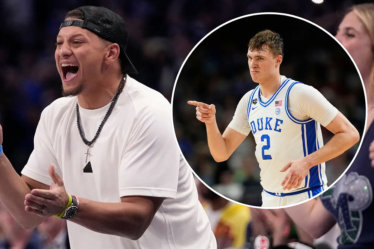 Patrick Mahomes exploded with emotion over the NBA Lottery and sent a ...