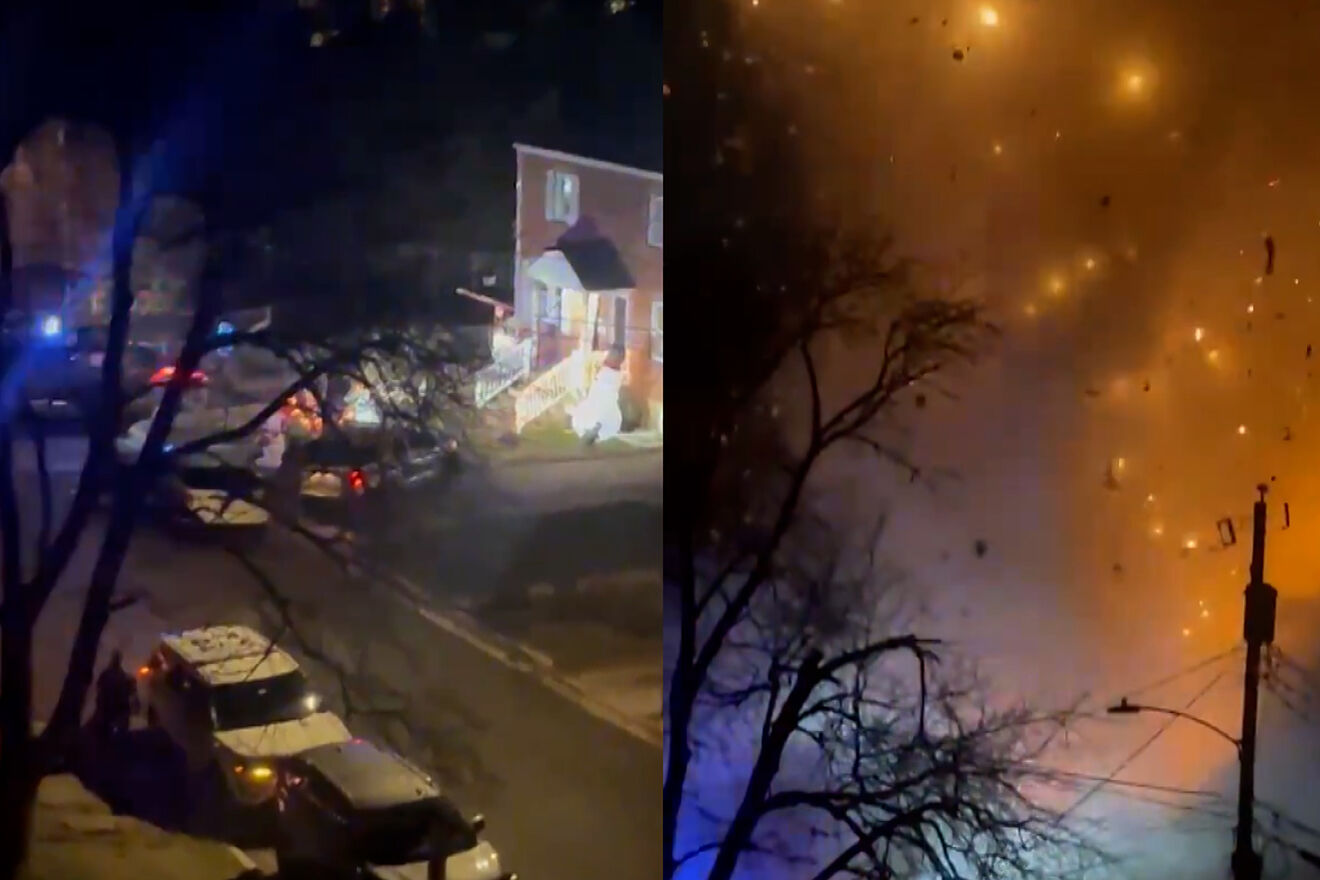 House explodes in Virginia just seconds before police were due to ...