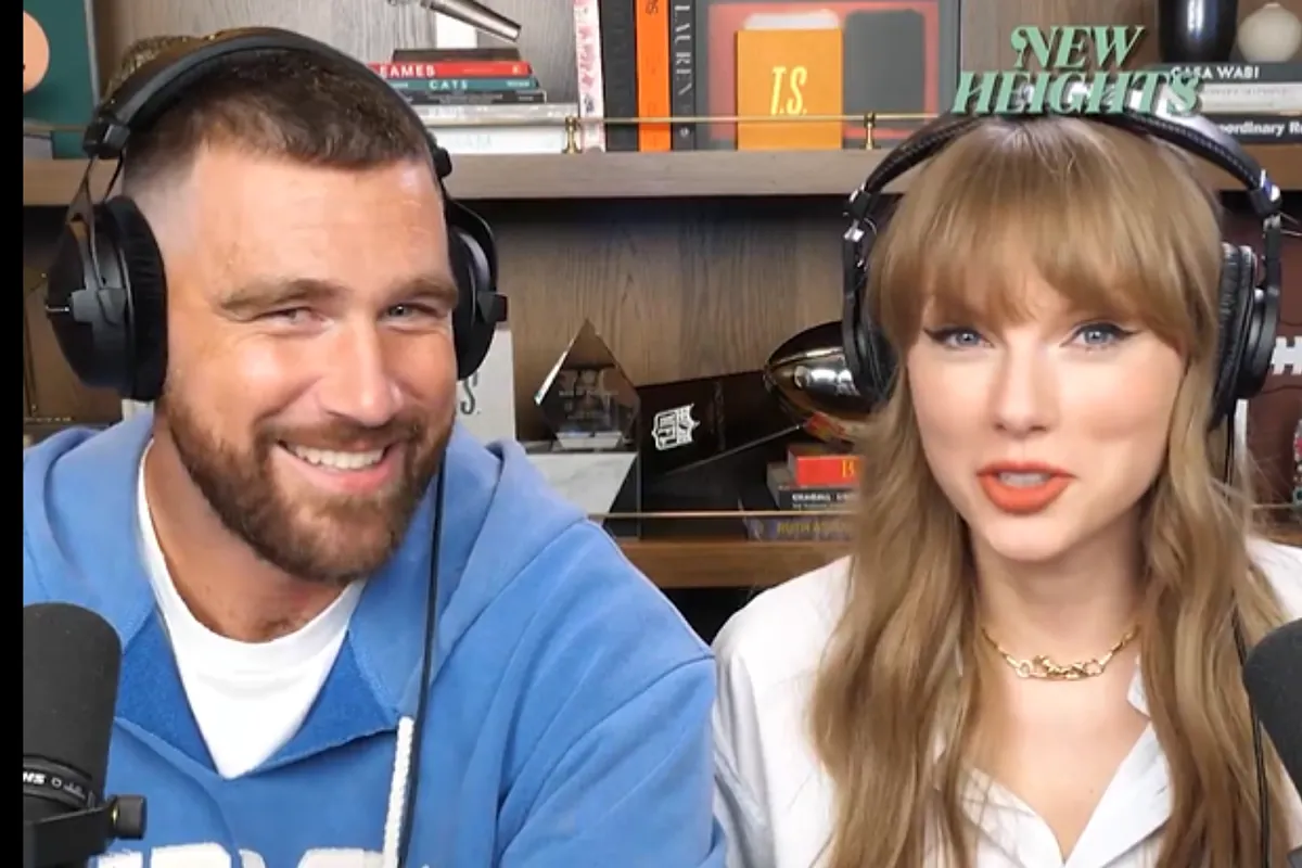 Travis Kelce and Taylor Swift New Heights podcast episode rakes in ...