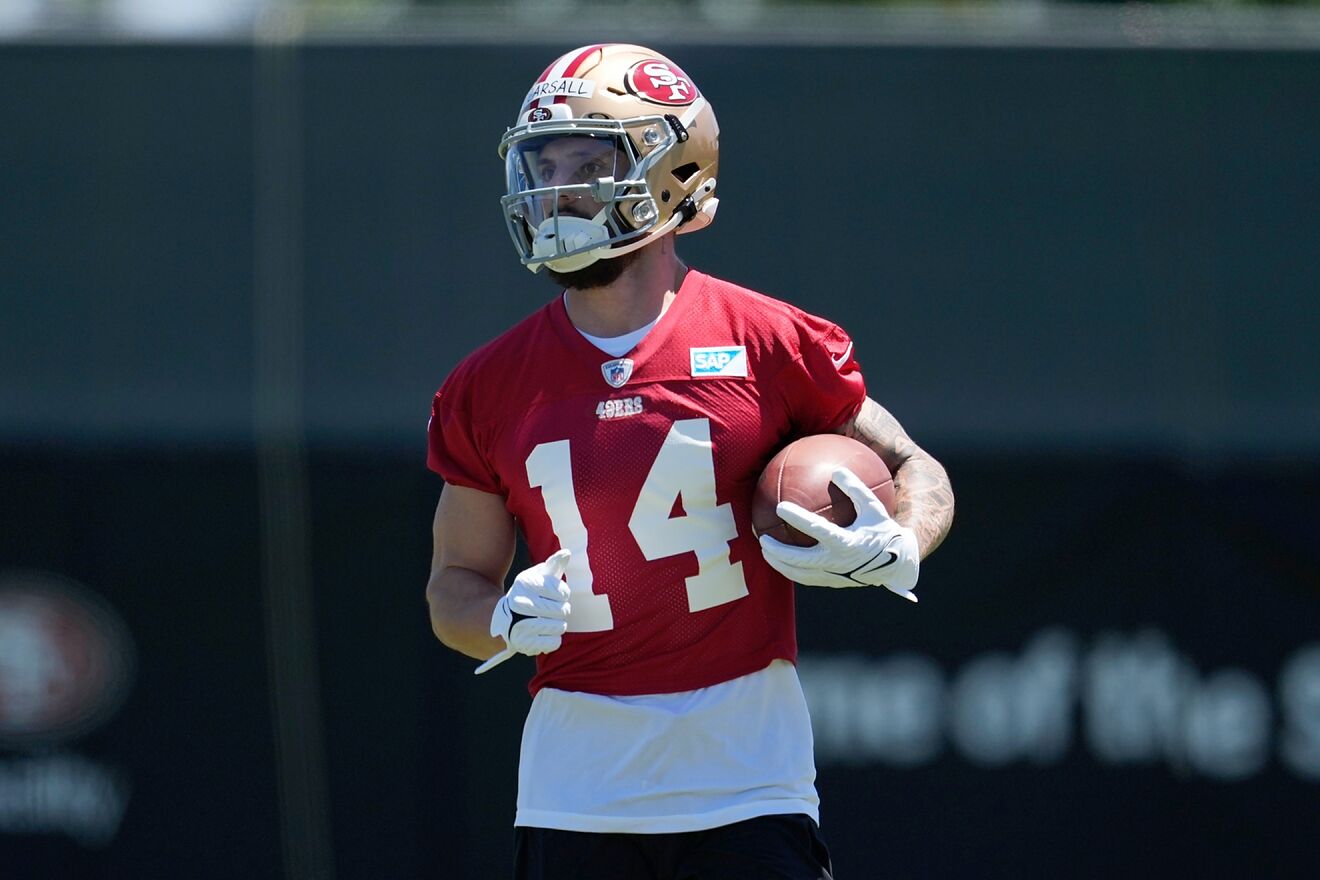 49ers WR Ricky Pearsall survives chest gunshot, shows up at practice ...