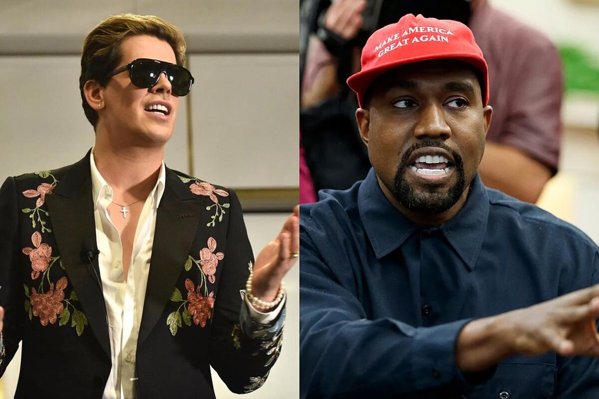 Kanye West doesn't care: Rapper spotted wearing Adidas alongside Milo ...