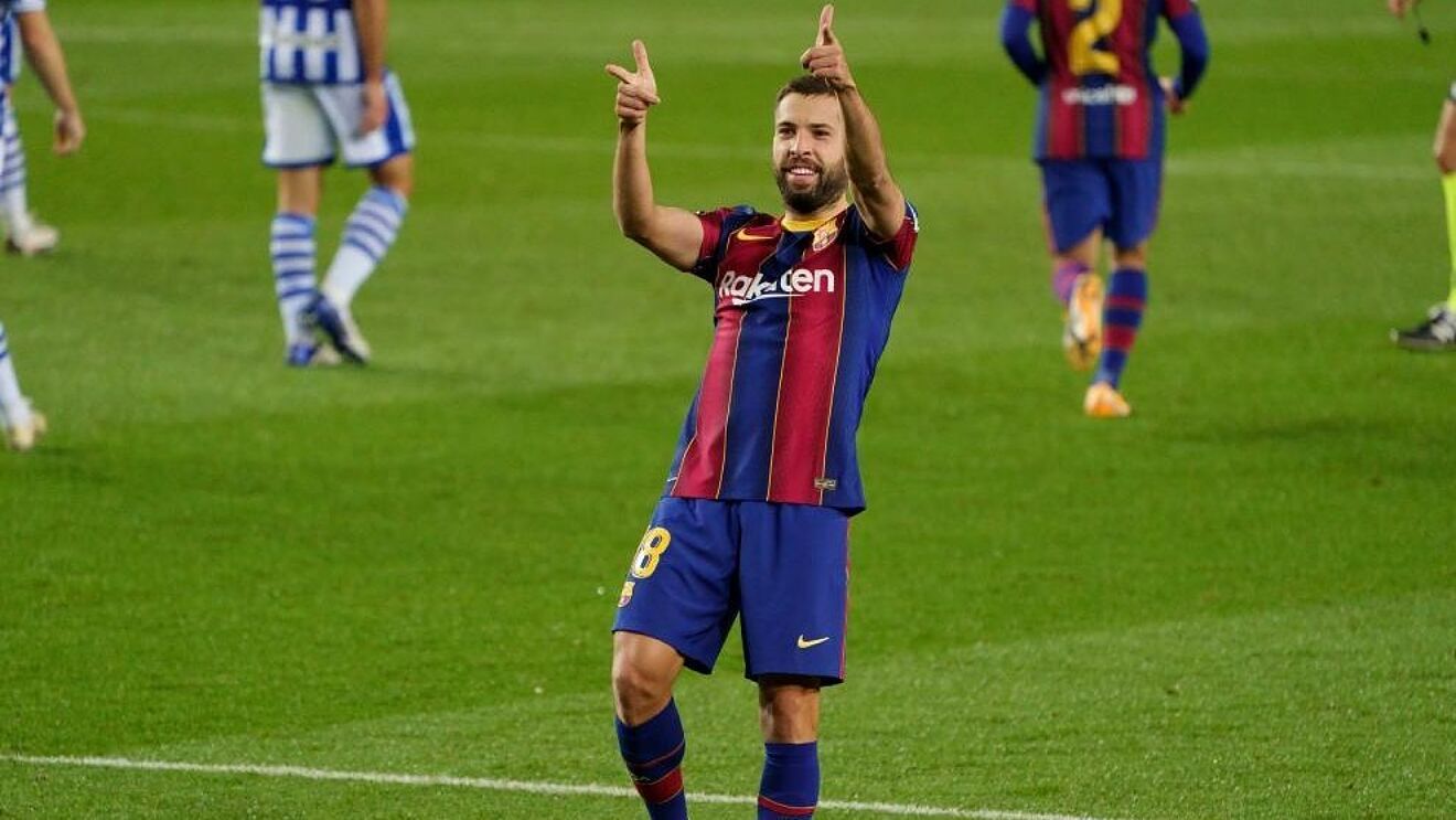 Barcelona 2-1 Real Sociedad: Jordi Alba: Barcelona played their best ...