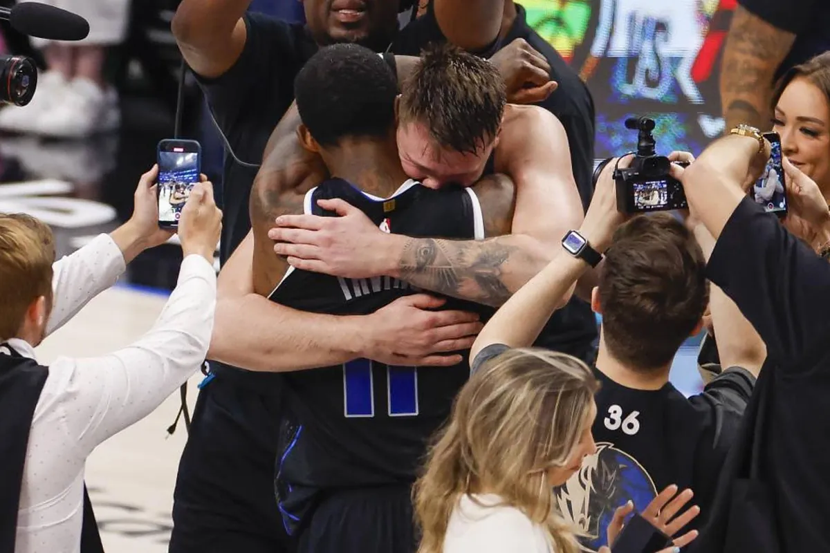 Irving's bizarre statement about Doncic after Mavericks win: 'He's a ...