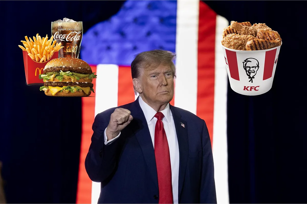 This is Donald Trump's menu: from McDonald's burgers to KFC chicken | Marca