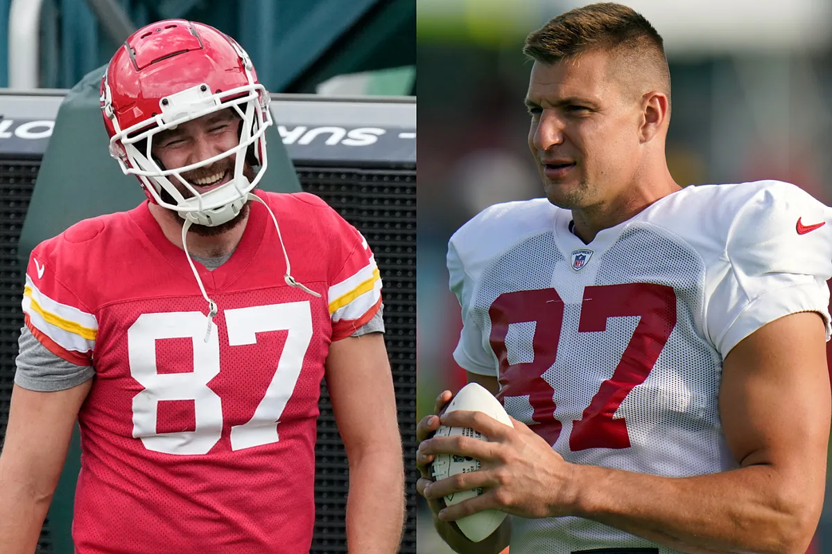 Rob Gronkowski on parallels as TE with Travis Kelce: "There's really ...