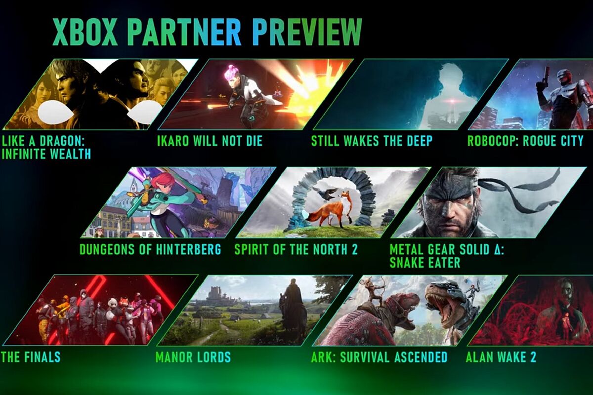 Estos son todos los juegos del Xbox Partner Preview: Alan Wake 2, Metal ...
