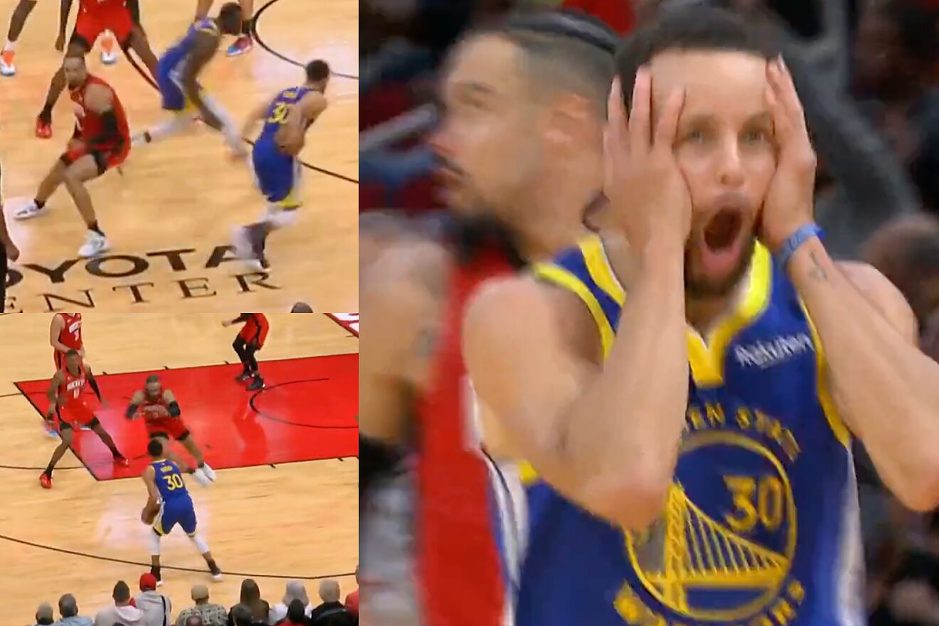 Stephen Curry makes a fool of Dillon Brooks and can't believe what he's just done | Marca