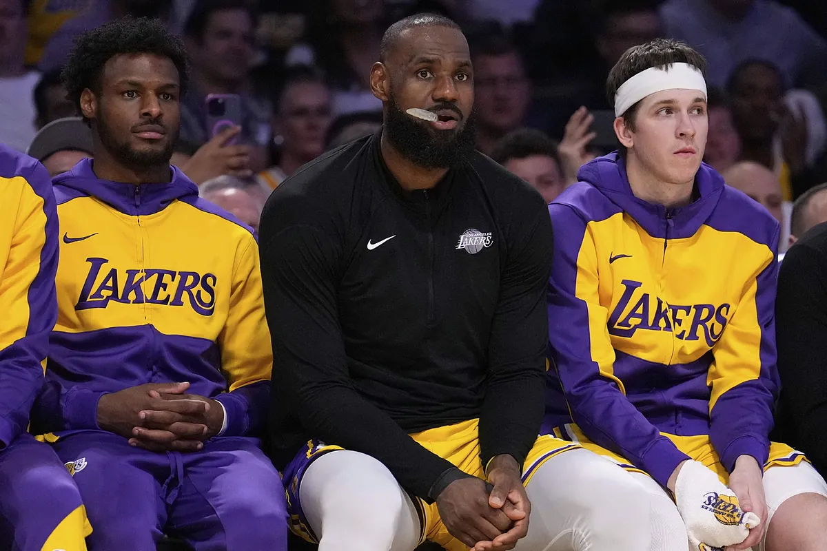 Bronny James weighs in on LeBron's future team speculations as his own ...