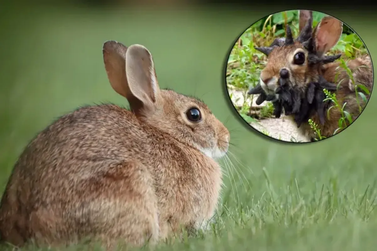 Images of rabbits with tentacles on their heads: This is the 'mutation ...