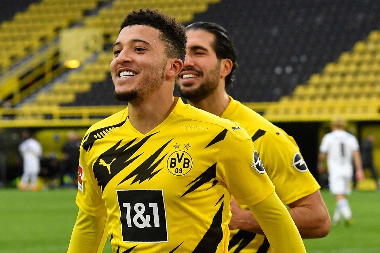 Bundesliga: Jadon Sancho's joyful return to Dortmund shows what Ten Hag ...