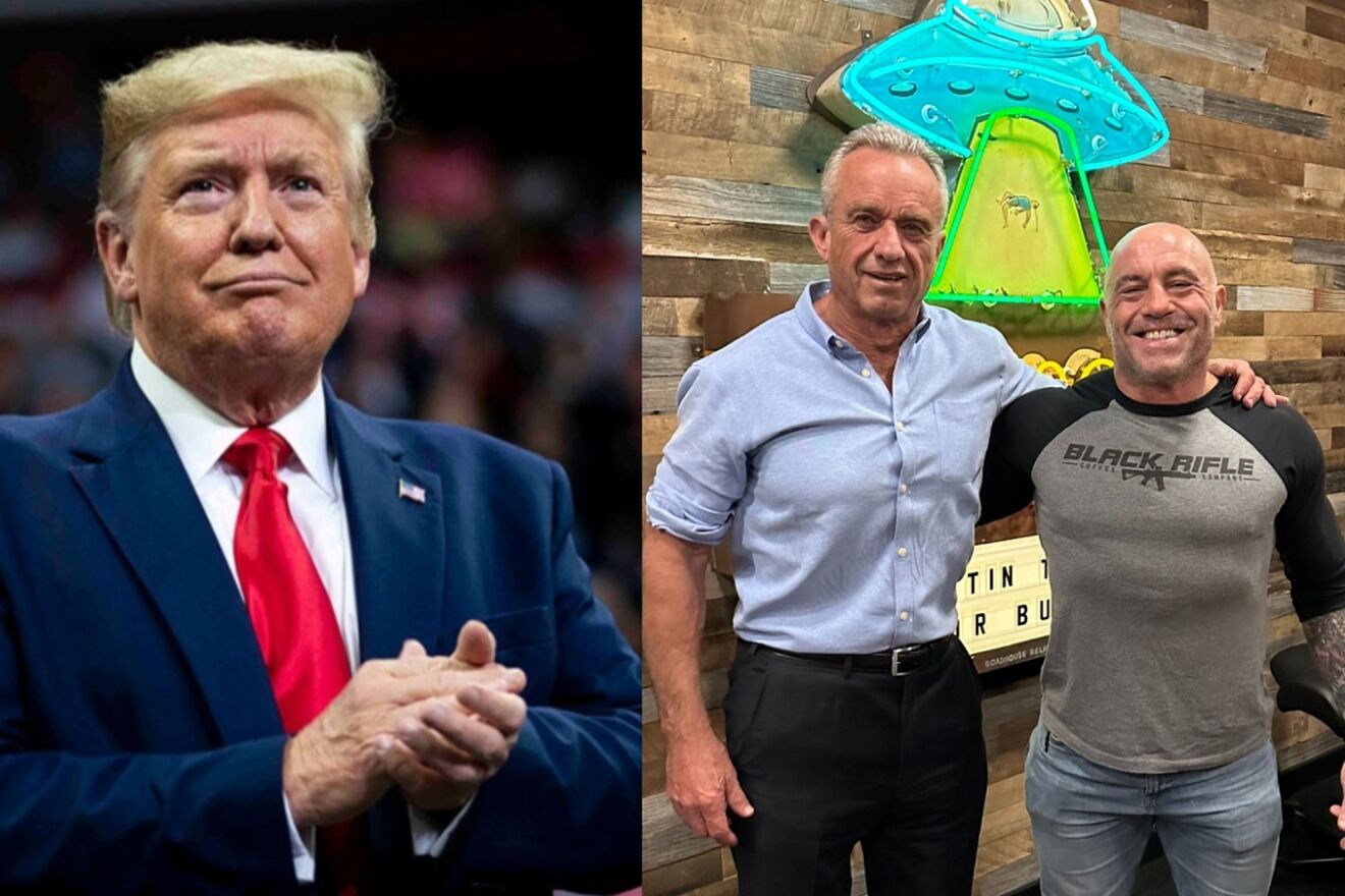 Joe Rogan seems to squash beef with former president Donald J. Trump in ...