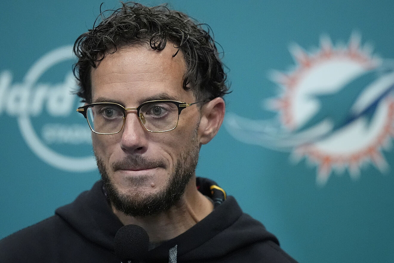 Dolphins' coach Mike McDaniel addressed the boos heard on Monday night ...