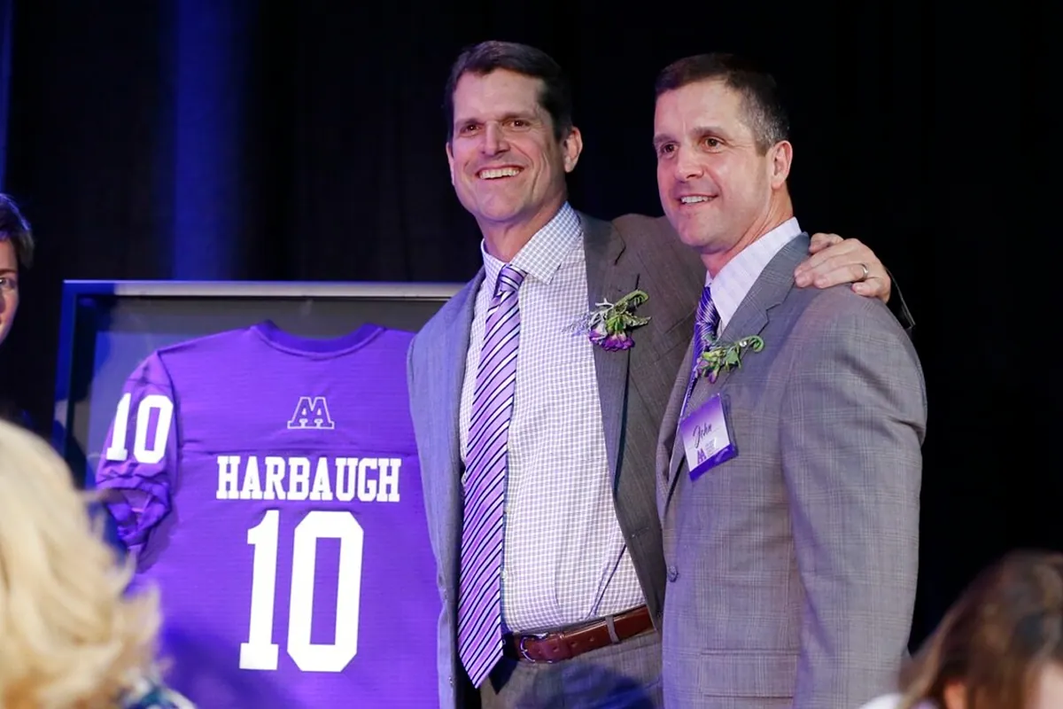 Jim Harbaugh gets candid about gacing brother John on Monday Night ...