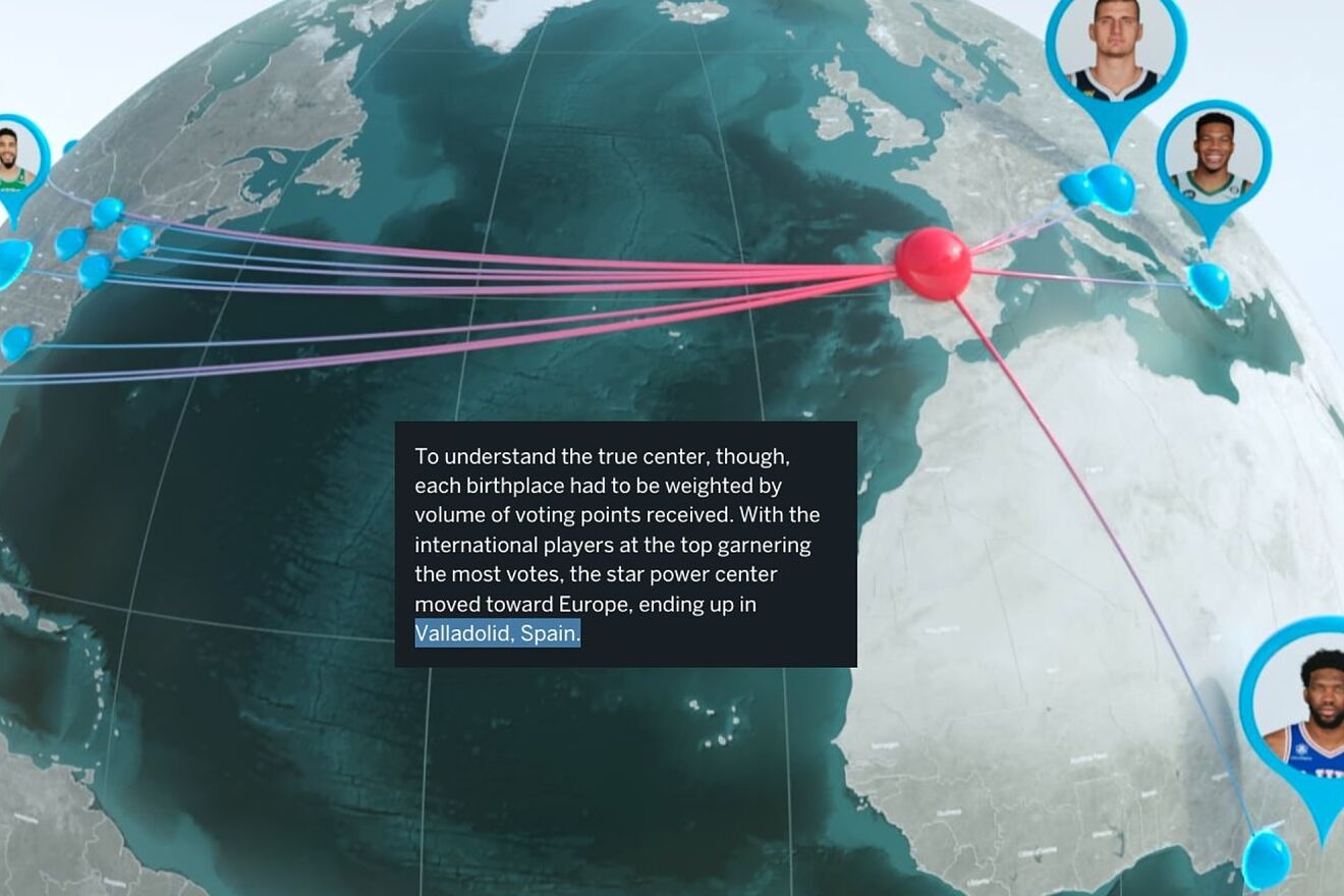 The American press says that the MVP of the NBA... will come from ...